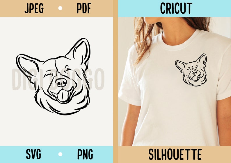 Corgi Outline Drawing SVG/ Corgi Clipart SVG Bundle/ Dog Breed - Etsy