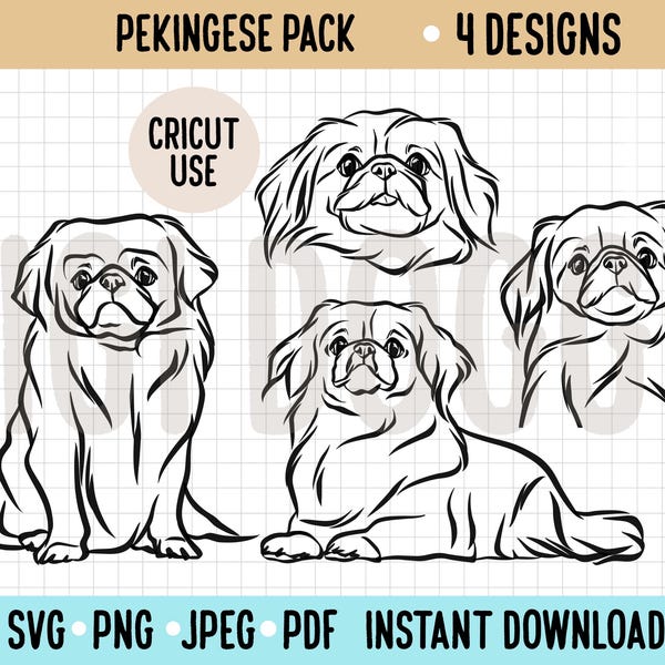 Pekingese - Etsy