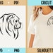 Chow Chow Outline PNG/ Chow Chow Side View Portrait Line Art SVG/ Dog ...