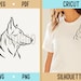German Shepherd Side View Outline SVG/ Minimalist Dog Line Art/ GSD ...