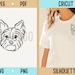 Yorkshire Terrier Outline: Yorkie Dog SVG, PNG, PDF (digital Download ...