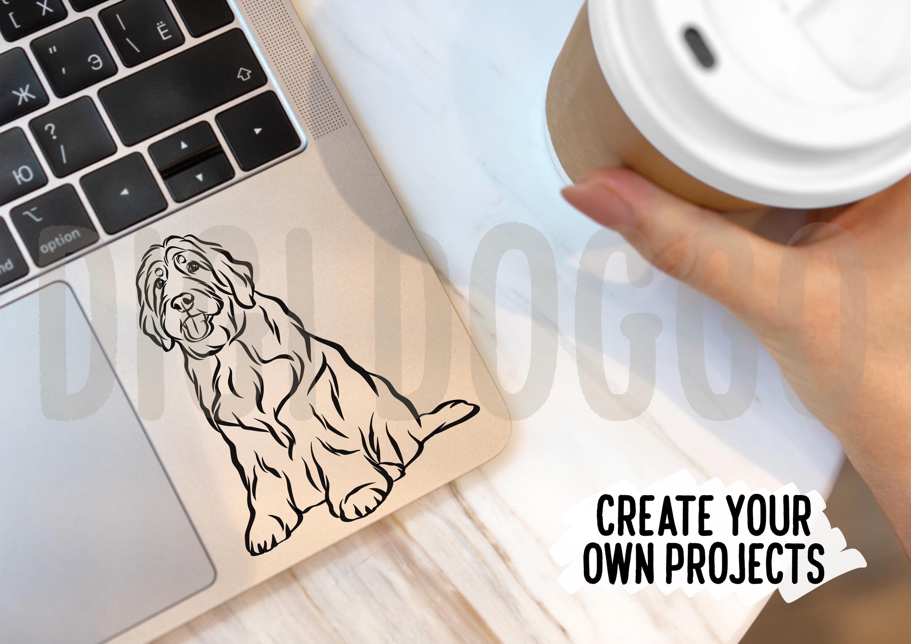 Bernedoodle Outline SVG: Dog Line Drawing Vector (digital Download) - Etsy