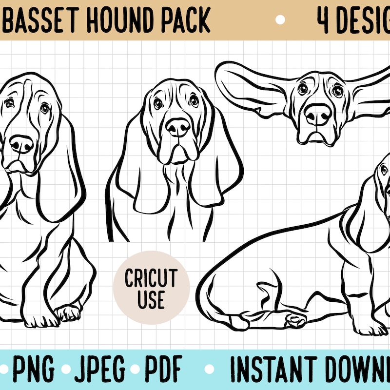 Basset Hound Art - Etsy