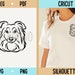 Sheltie Outline SVG/ Cute Sheltie Dog Breed Vector Graphic Illustration ...
