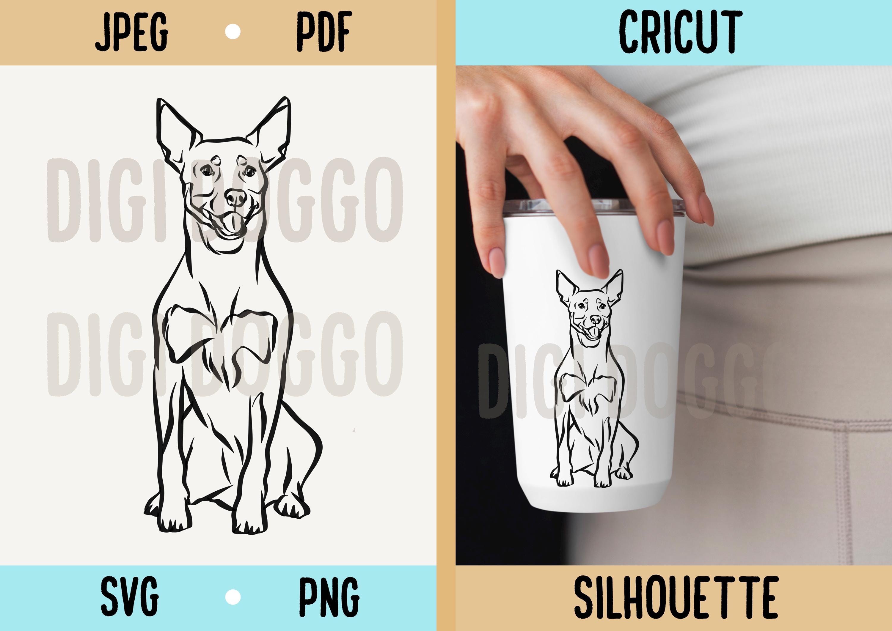 Australian Kelpie Outline SVG: Dog Breed Line Art (digital Download) - Etsy