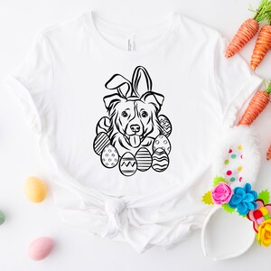 Easter Dog Outline SVG/ Border Collie Breed Digital Download Vector ...