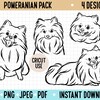Sheltie Outline SVG/ Cute Sheltie Dog Breed Vector Graphic Illustration ...