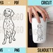 English Pointer Outline: Dog Clipart Vector (digital Download) - Etsy