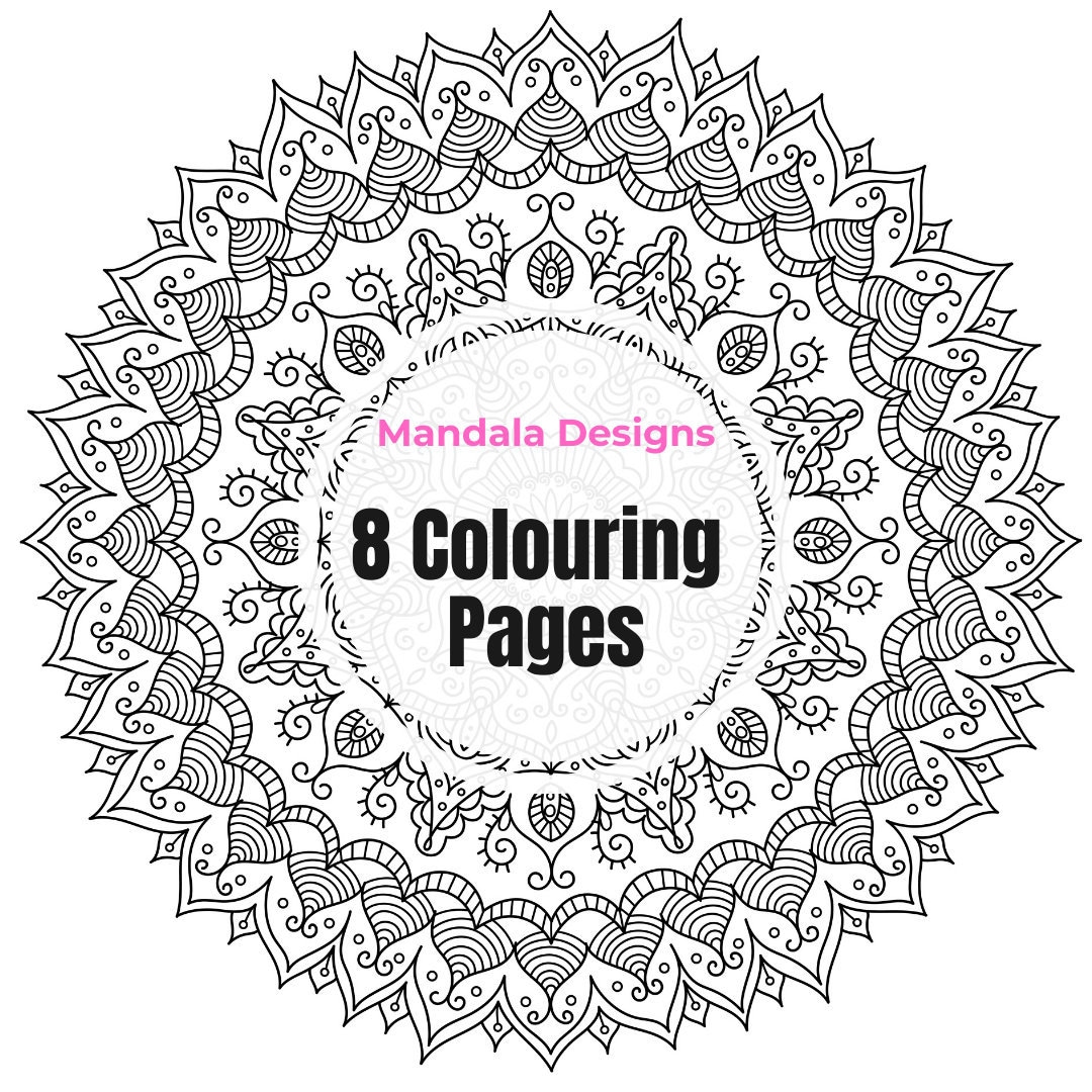 Mandala Art Coloring, Printable Coloring Pages, Adult Coloring ...