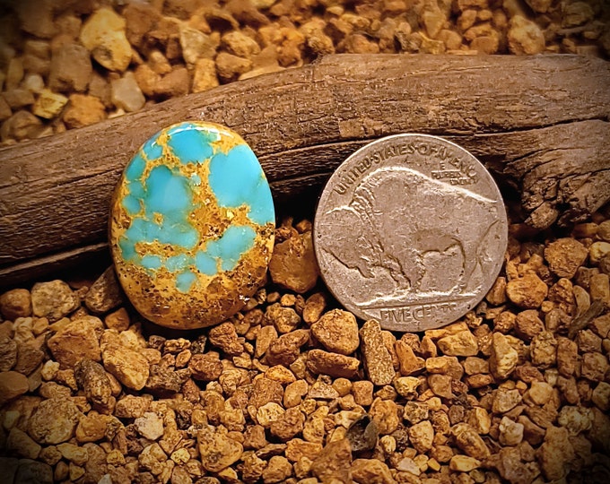 Super Rare Orvil Jack Turquoise. Turquoise Cabochon. 12 Carats. Old ...