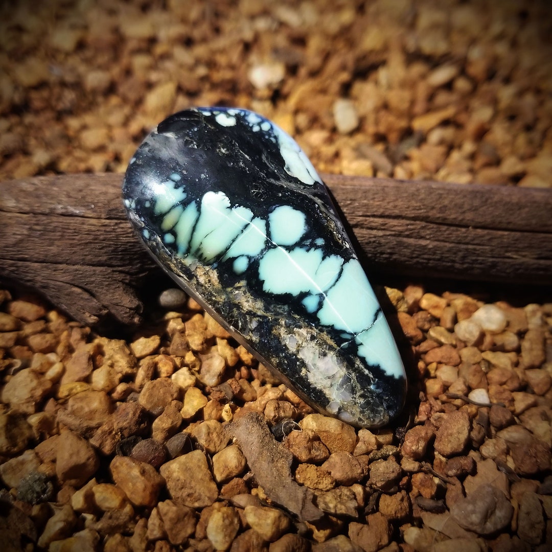 Extremely Rare Seven Dwarfs Turquoise. Turquoise Cabochon. Blue Green ...