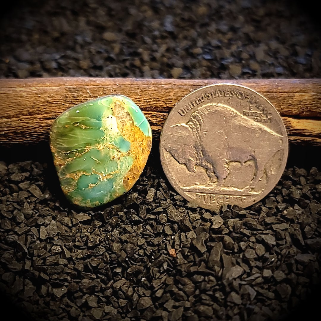 Rare Kings Manassa Turquoise. Turquoise Cabochon. 9 Carats. Old Stock ...