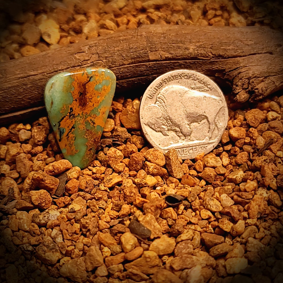 Rising Phoenix Turquoise. Gem Grade Turquoise Cabochon. Green High ...