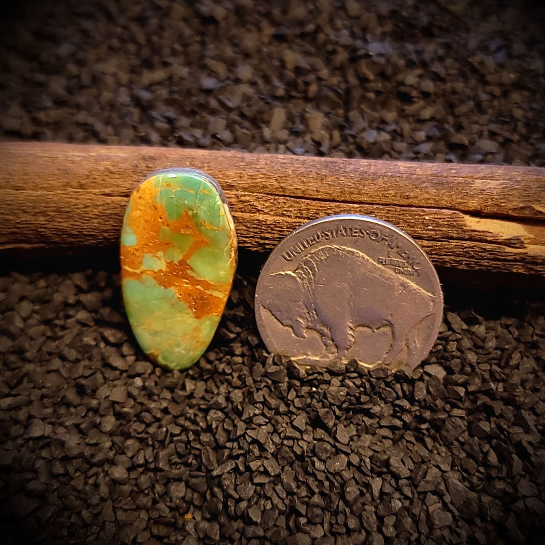 Rare Kings Manassa Turquoise. Turquoise Cabochon. 7 Carats. Old Stock ...