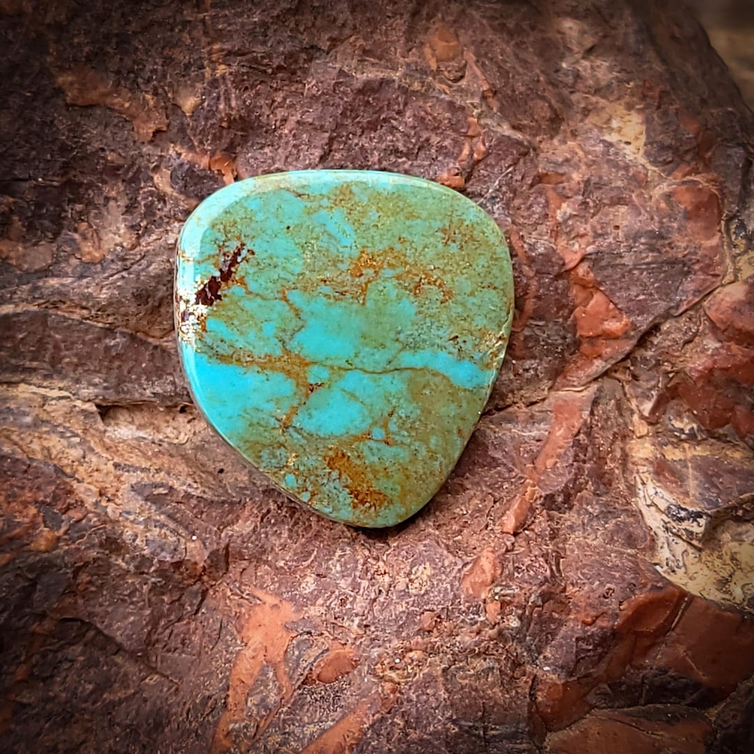 Rising Phoenix Turquoise Cabochon, Gem Grade Arizona Stone (21.9 Carats ...