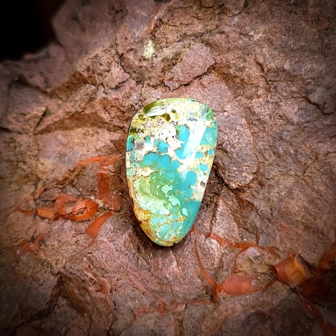Royston Web Turquoise High Grade Cabochon. 7.55 Carats. Old Stock ...