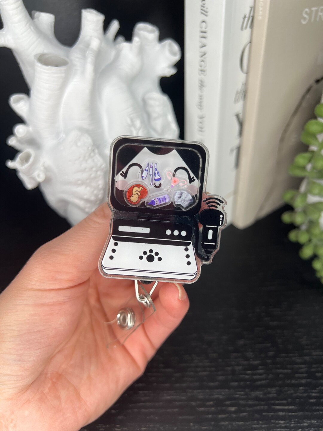 Sonographer Shaker Badge Reel - Etsy