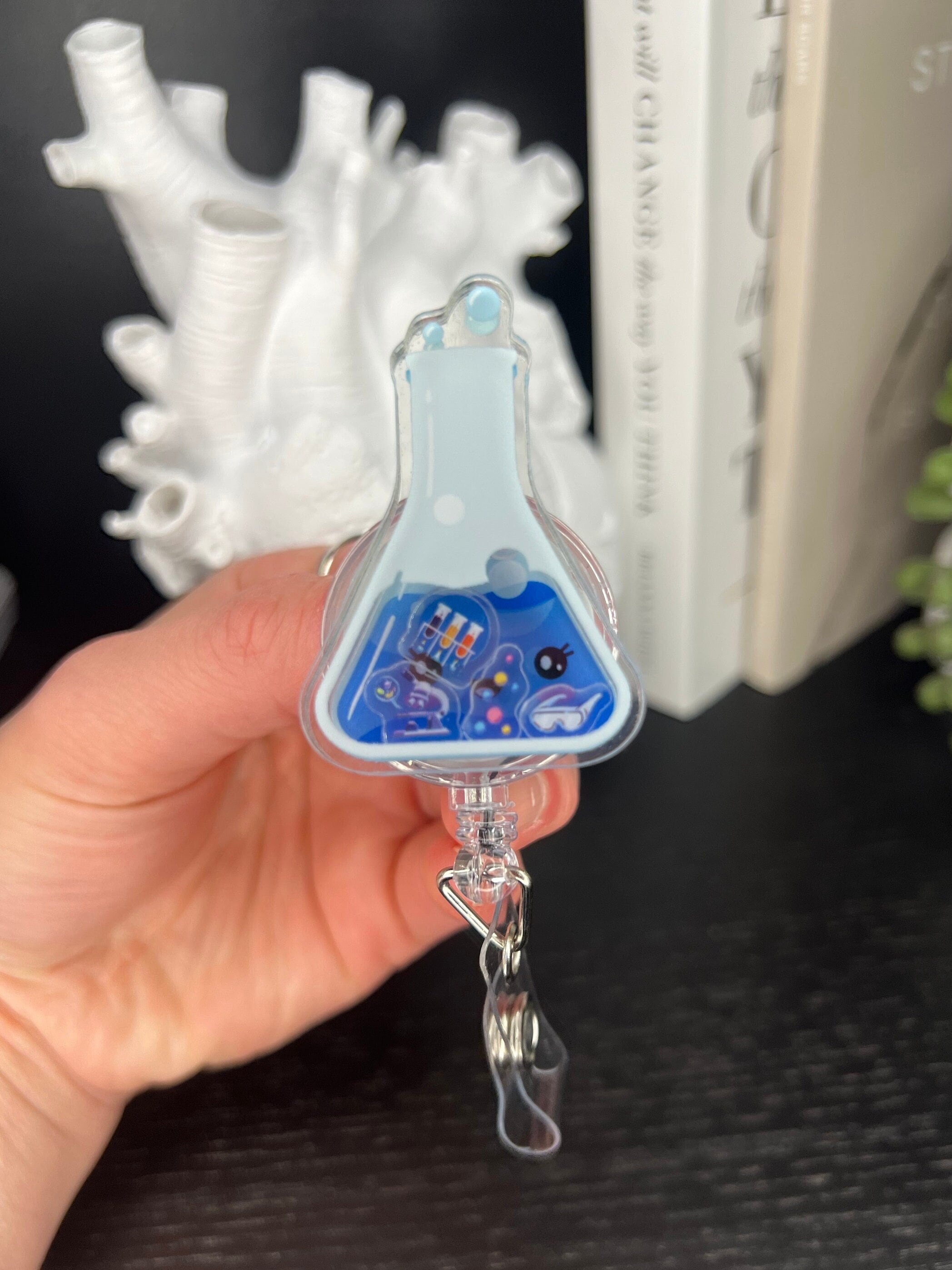 Lab Tech Shaker Badge Reel - Etsy