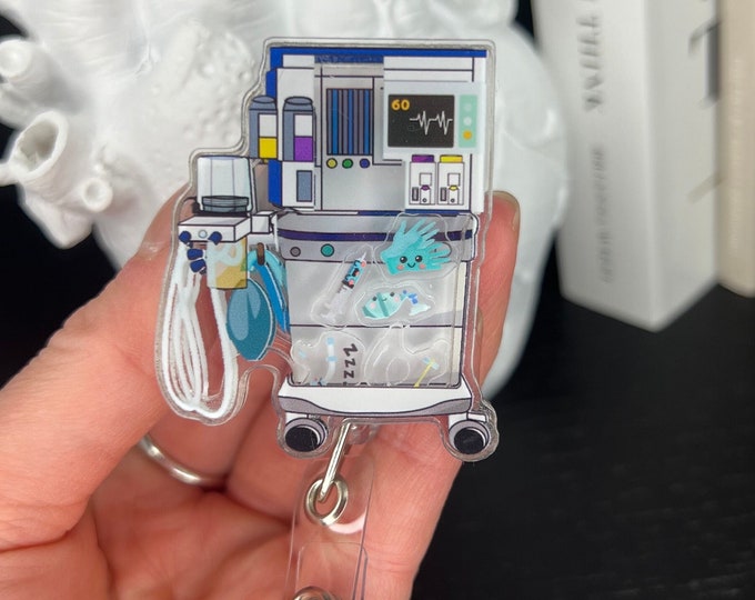Anesthesia Machine Shaker Badge Reel - Etsy
