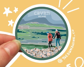 A5 Sticker Sheet Ireland Pink Landmarks Vinyl Stickers Irish - Etsy