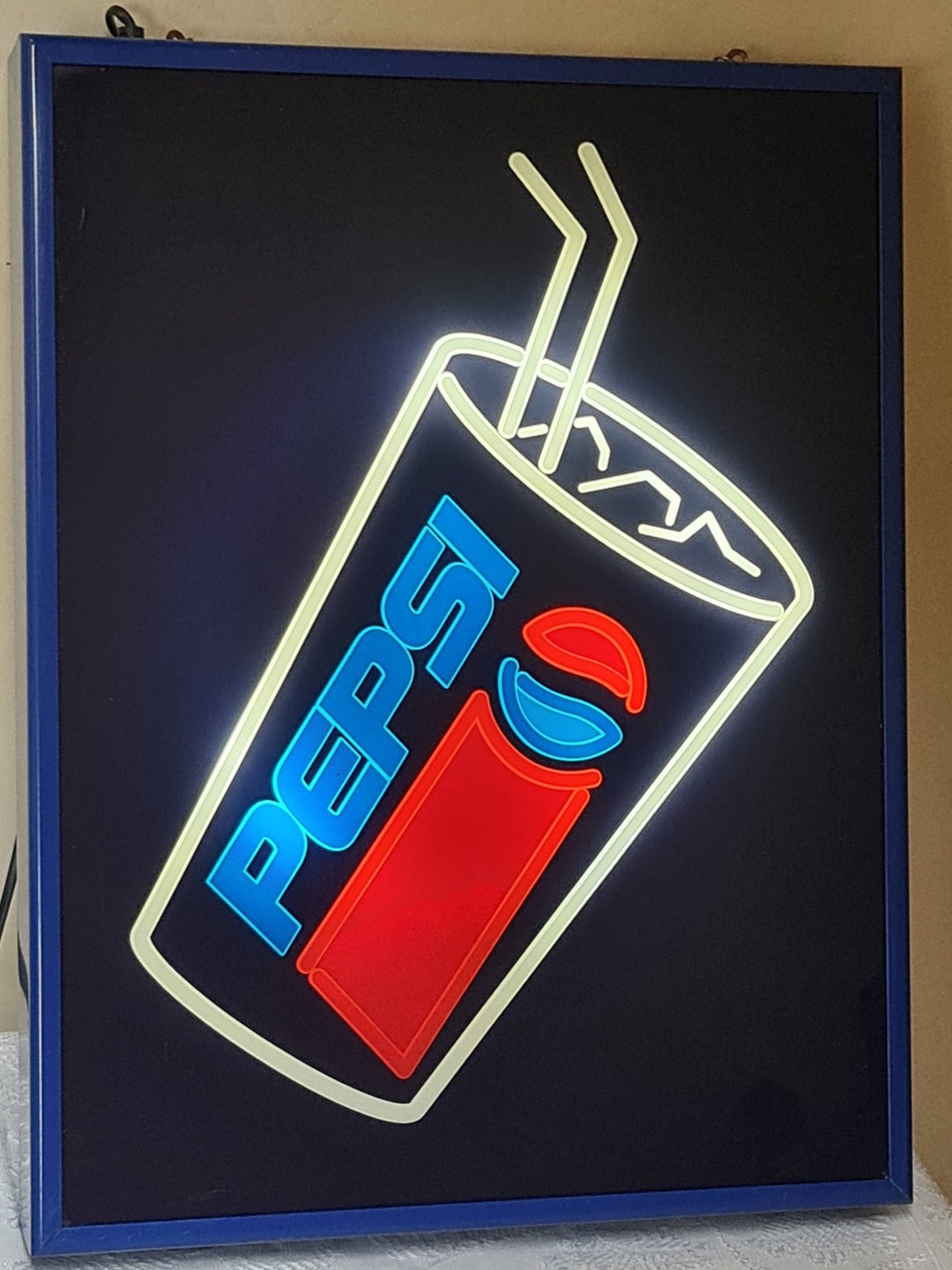 Pepsi Cola Vintage Decorative Advertising Light Sign for Interior - Etsy