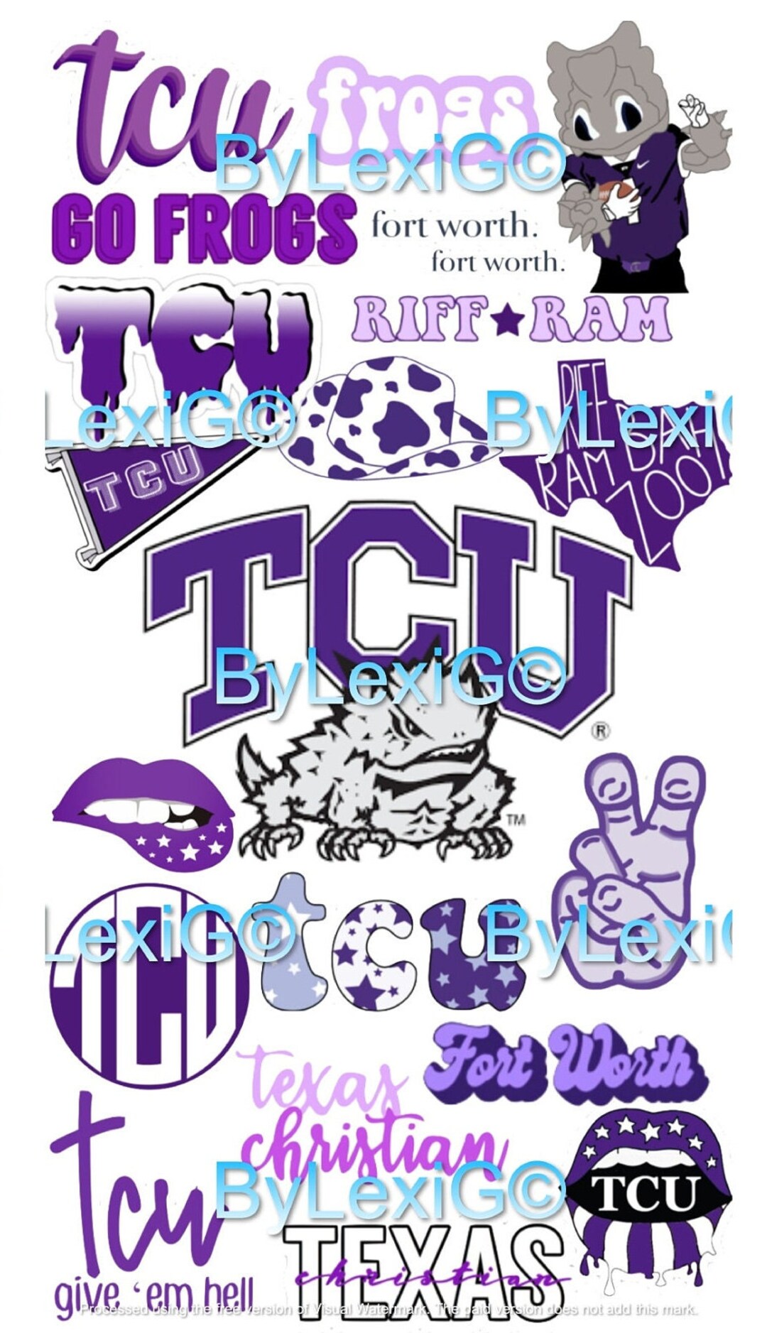 TCU Poster - Etsy