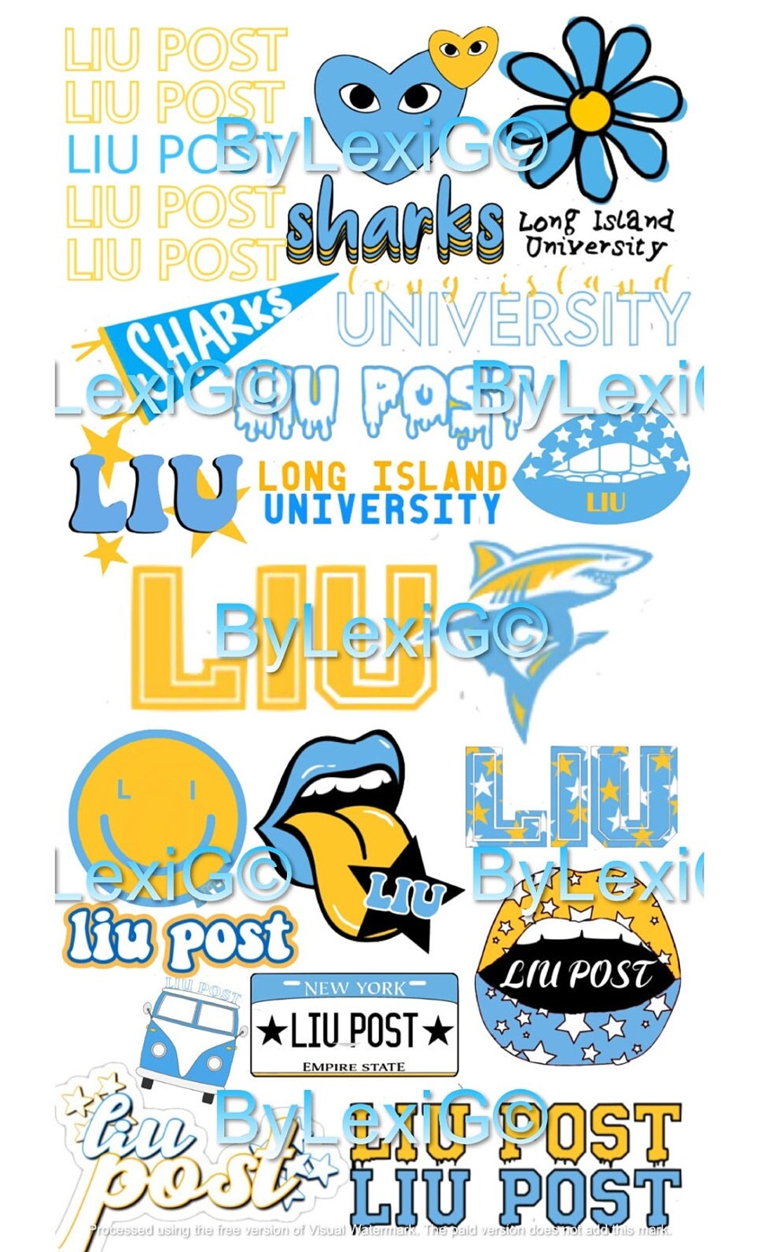 Long Island University Poster - Etsy