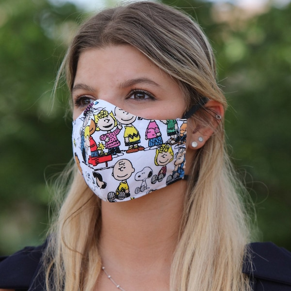 Peanuts Face Mask - Etsy