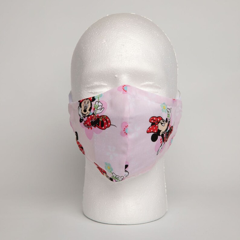 Minnie Mouse Face Mask + 2 PM2.5 Filters USA - Minnie Mouse, Fabric ...