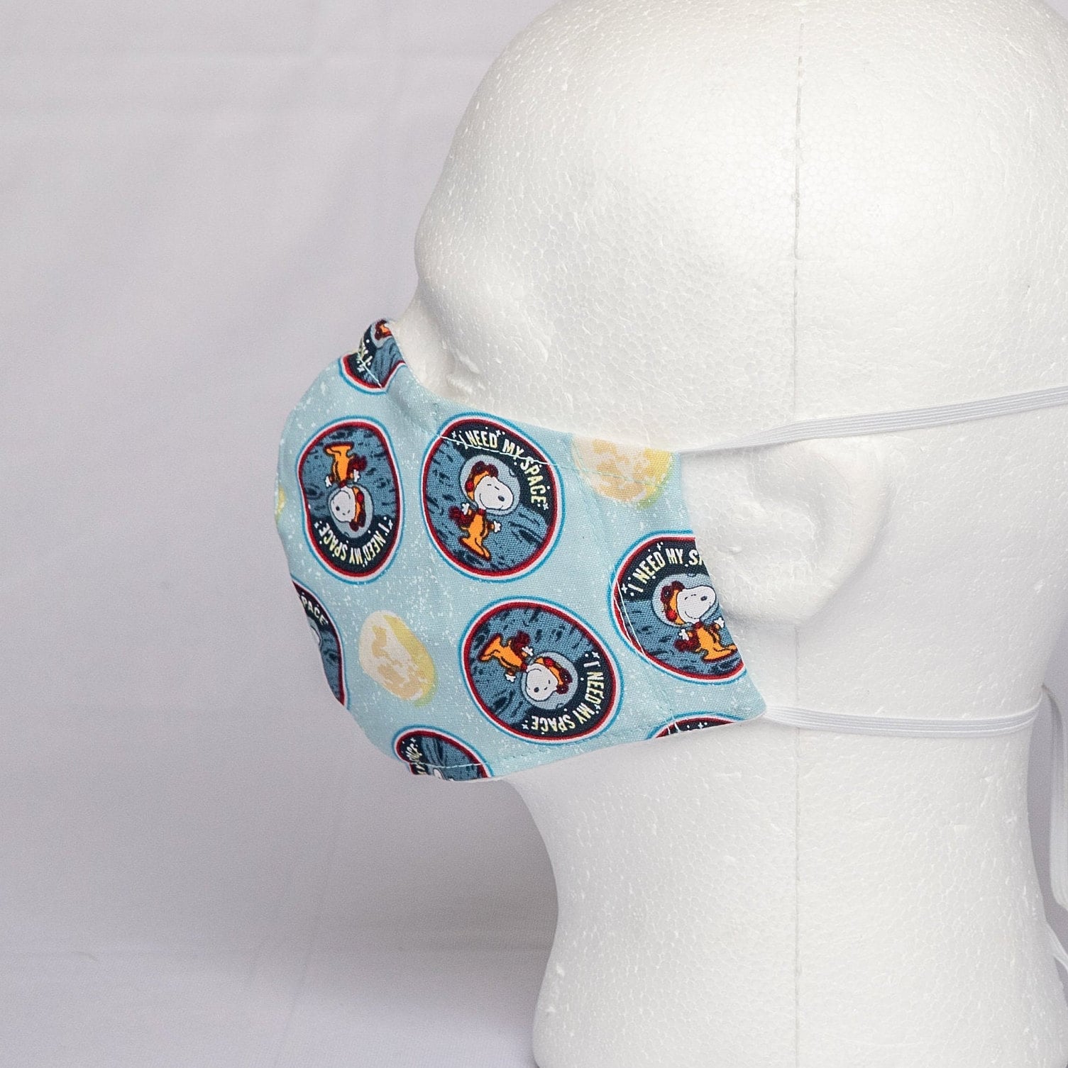 Snoopy Space Face Mask 2 PM2.5 Filters USA Snoopy White | Etsy