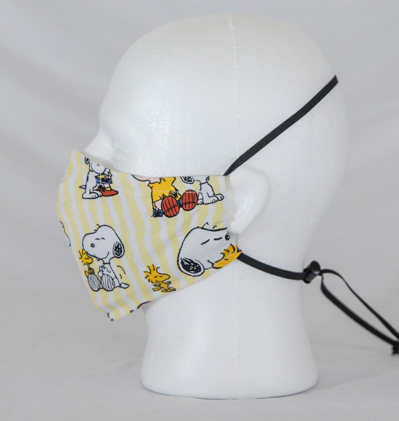 Snoopy Face Mask 2 PM2.5 Filters USA Snoopy Peanuts | Etsy