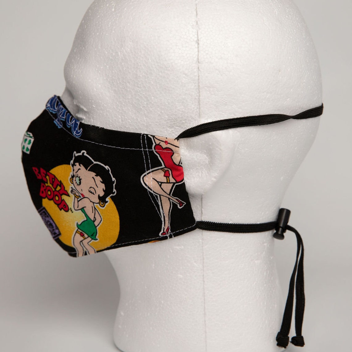 Betty Boop Face Mask + 2 PM2.5 Filters USA - Betty Boop Lucky Lady ...