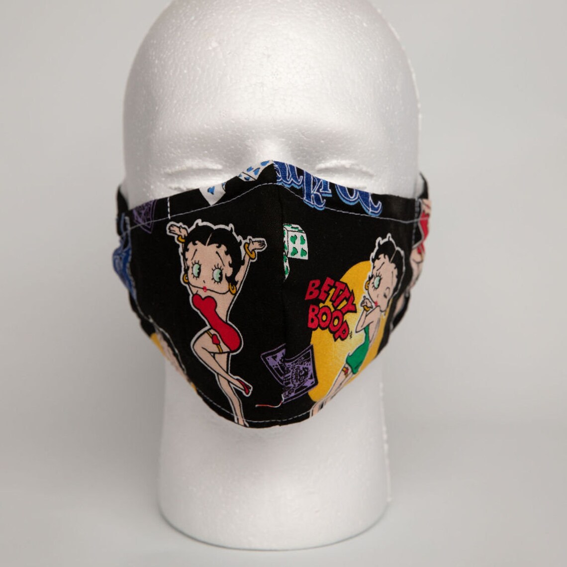Betty Boop Face Mask + 2 PM2.5 Filters USA - Betty Boop Lucky Lady ...