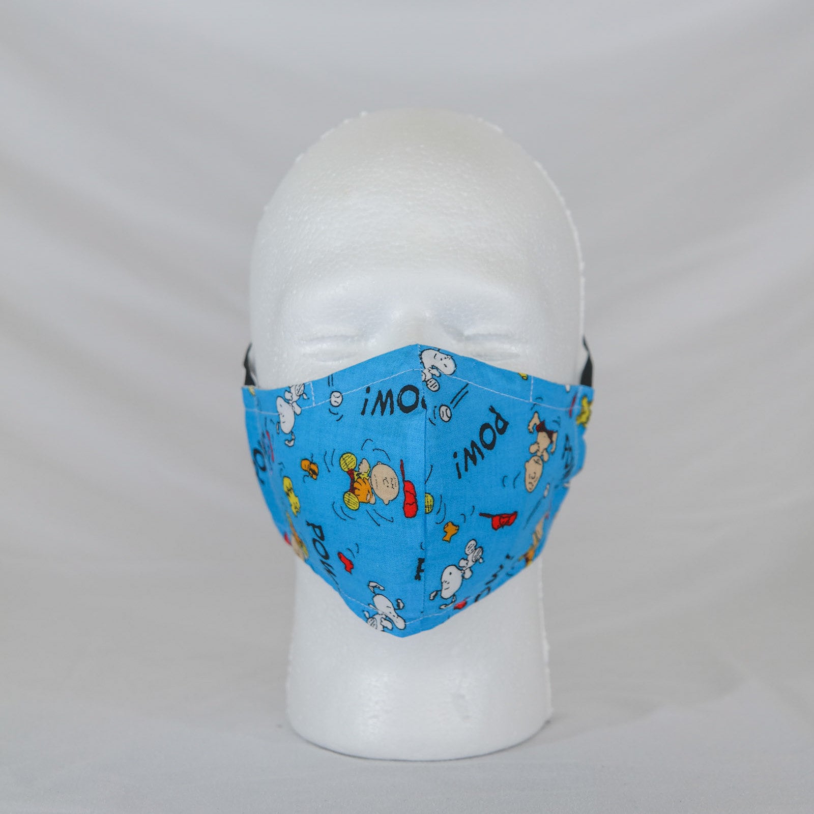 Snoopy Face Mask Pow Wow!, Fabric Face Mask, Washable Face Mask ...