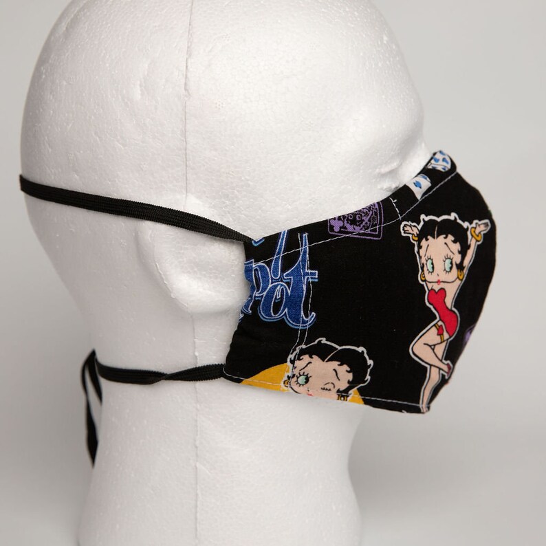 Betty Boop Face Mask + 2 PM2.5 Filters USA - Betty Boop Lucky Lady ...
