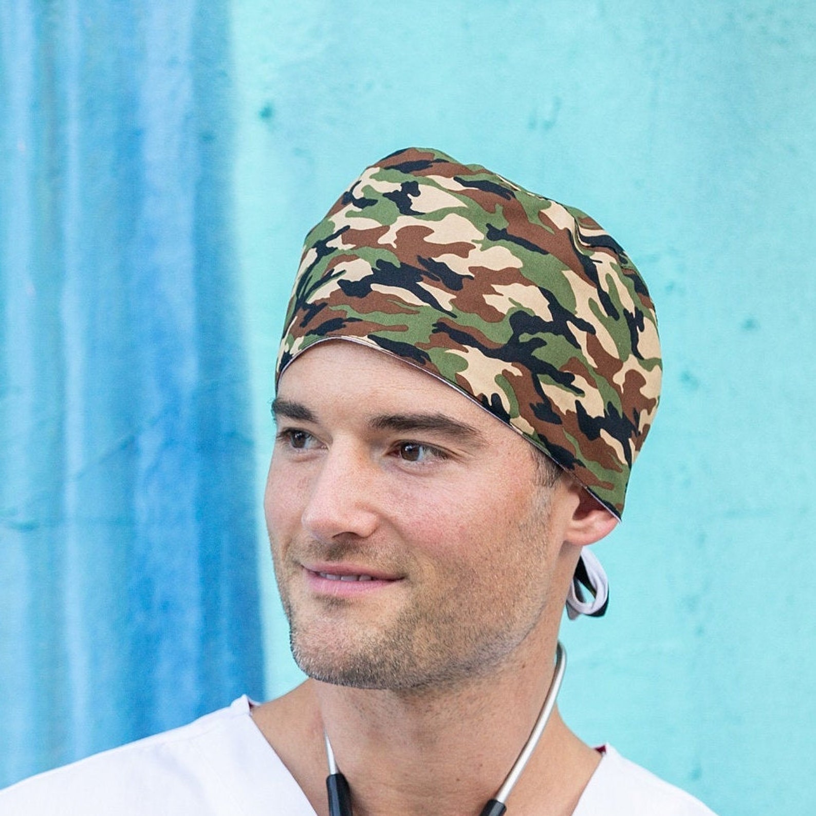 Camo Scrub Cap Scrub Caps Scrub Hats Surgery Caps - Etsy