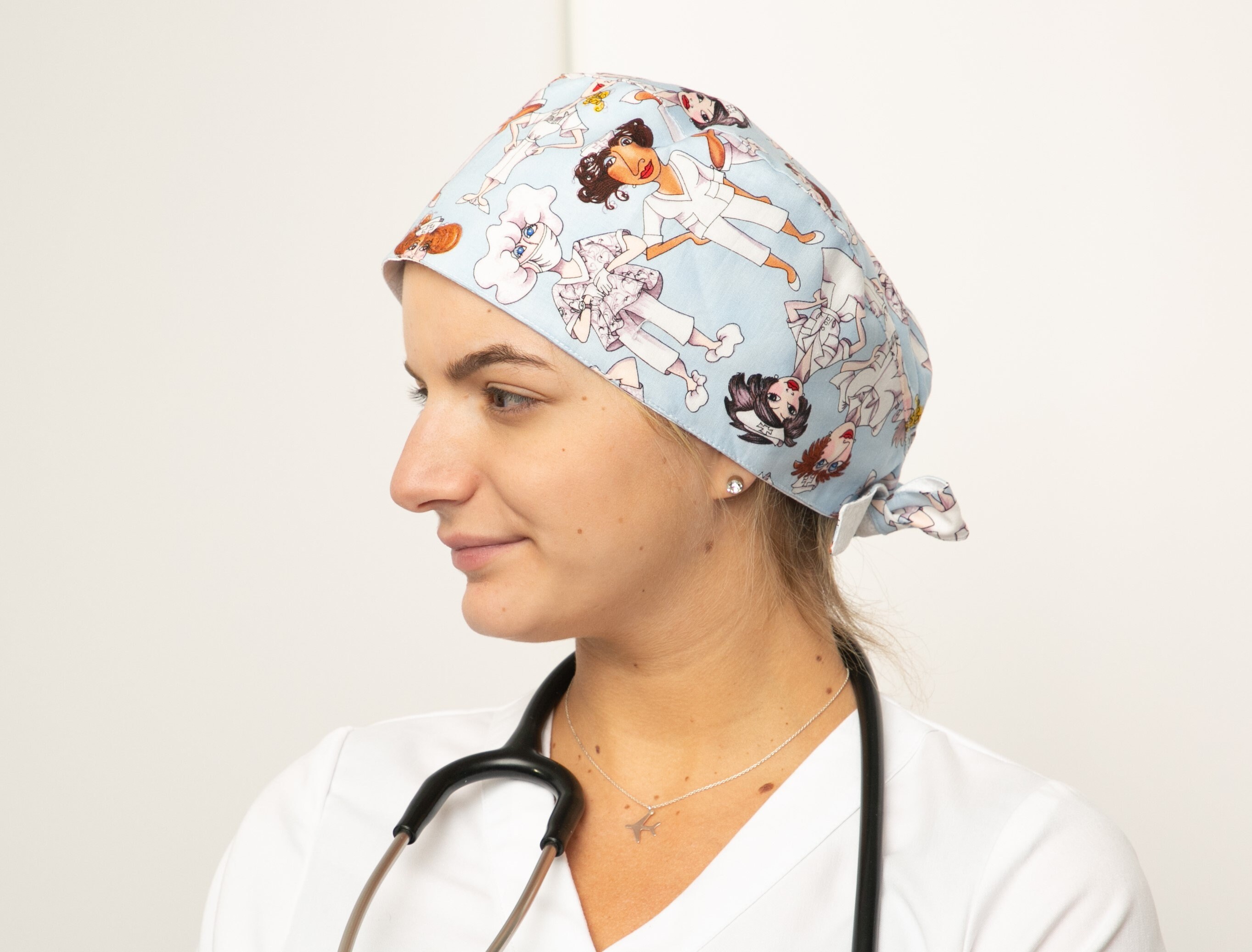 Nifty Nurses Surgical cap, scrub caps, scrub hats, surgery caps - Etsy 日本
