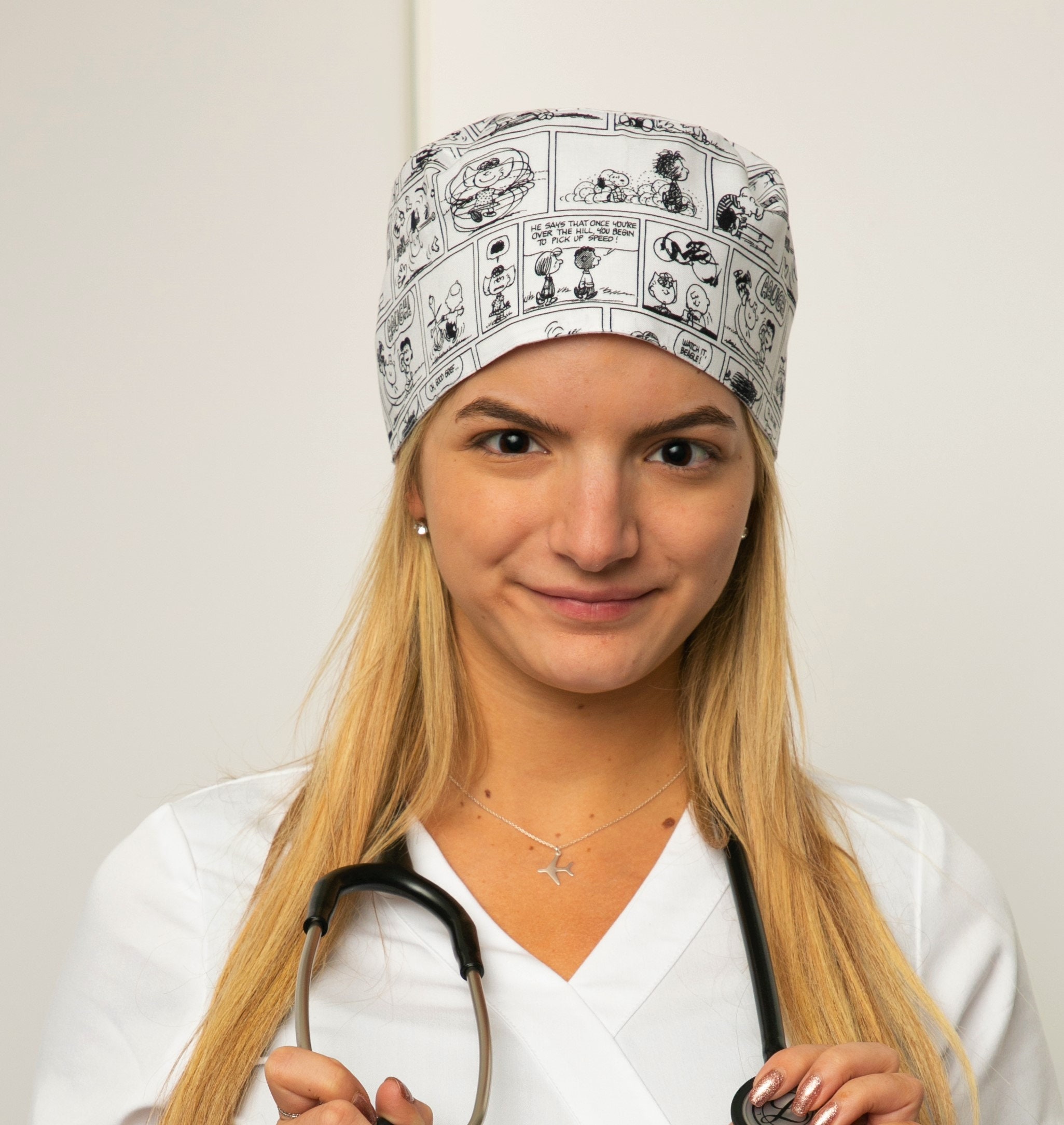Peanuts Comic Surgical Cap Scrub Caps Scrub Hats Surgery - Etsy