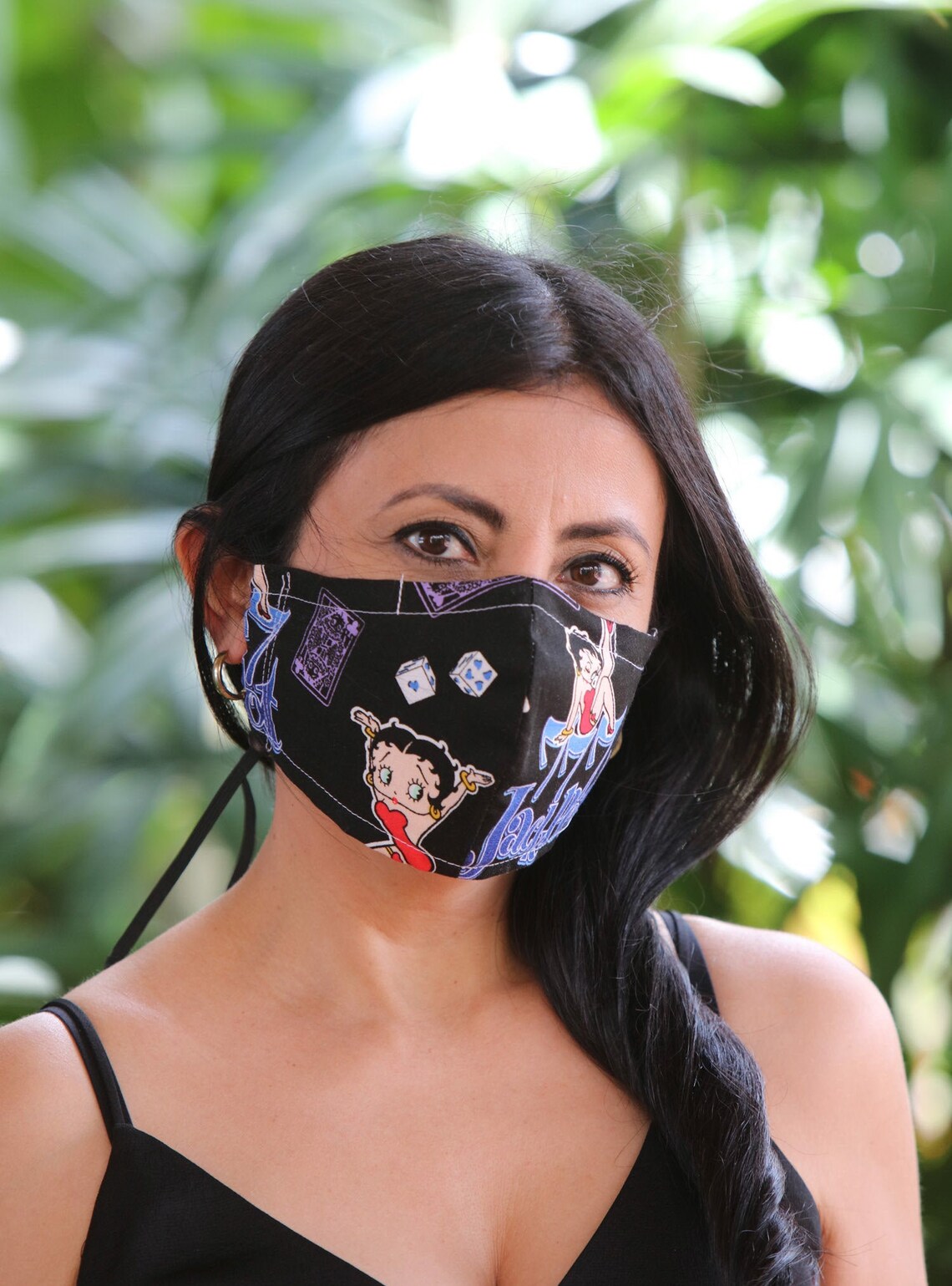 Betty Boop Face Mask + 2 PM2.5 Filters USA - Betty Boop Lucky Lady ...