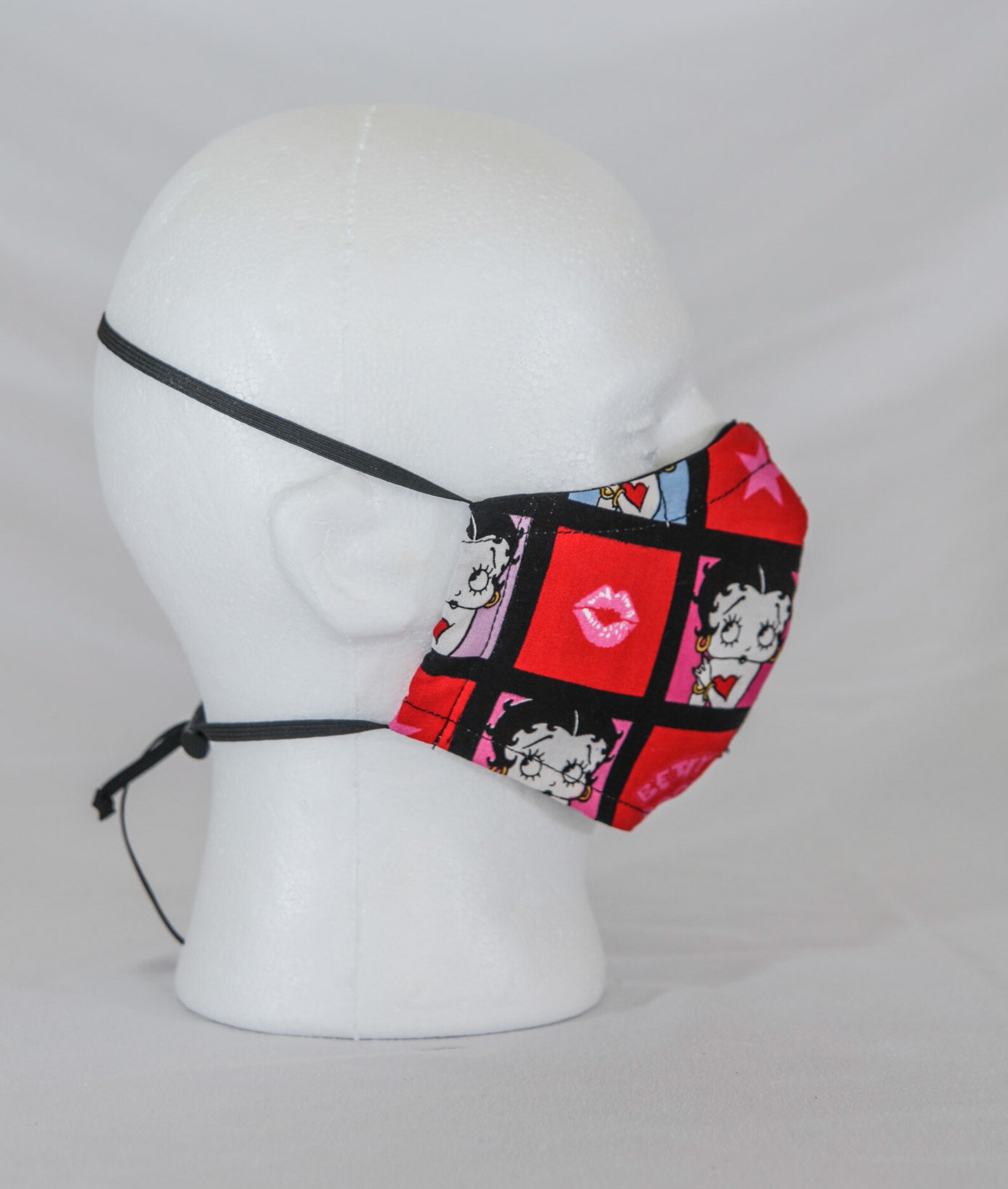 Betty Boop Face Mask + 2 PM2.5 Filters USA - Betty Boop, Fabric Face ...