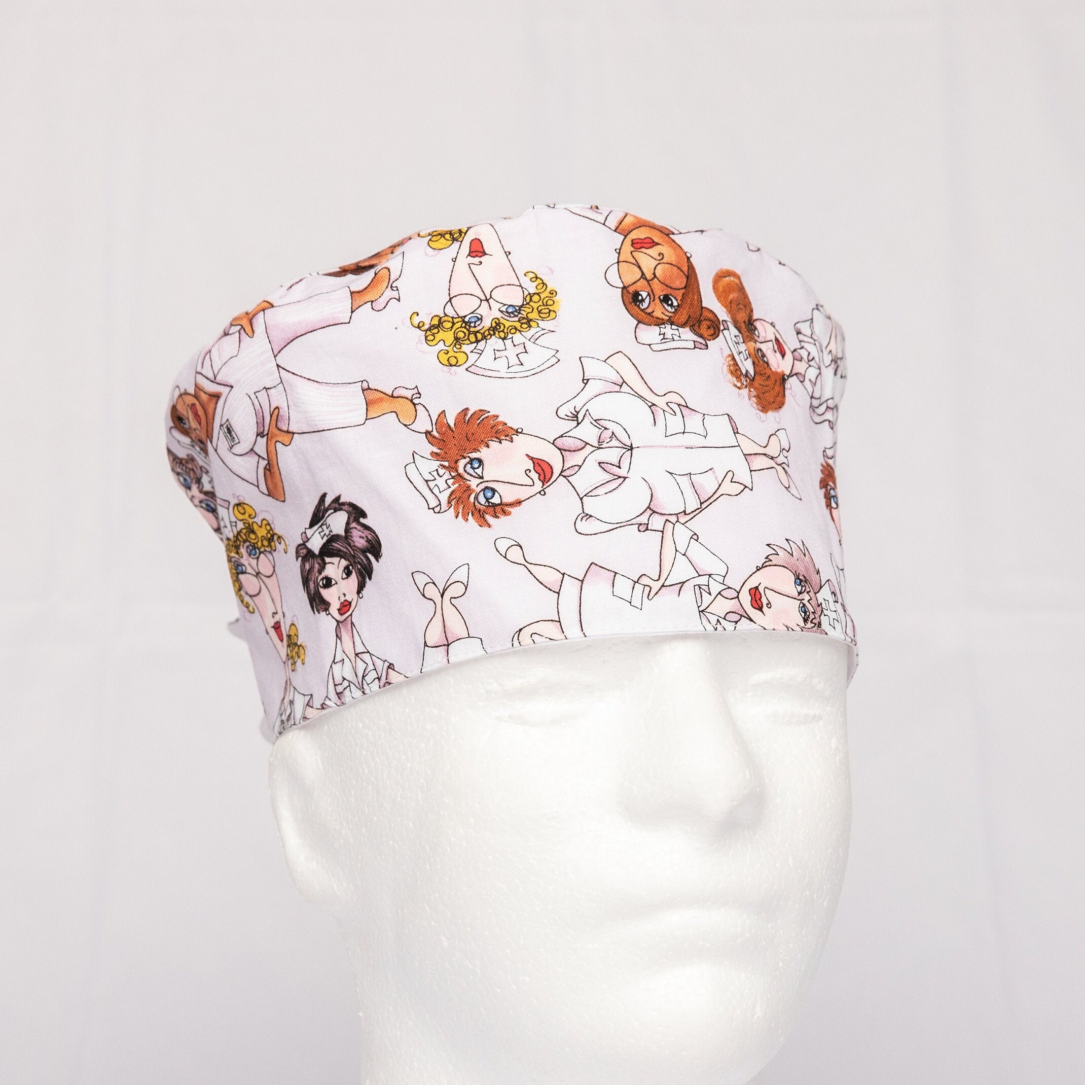 Nifty Nurses Surgical Cap, Scrub Caps, Scrub Hats, Surgery Caps - Etsy