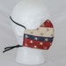 4 of July Face Mask + 2 PM2.5 Filters USA - Stars & Stripes, Fabric ...