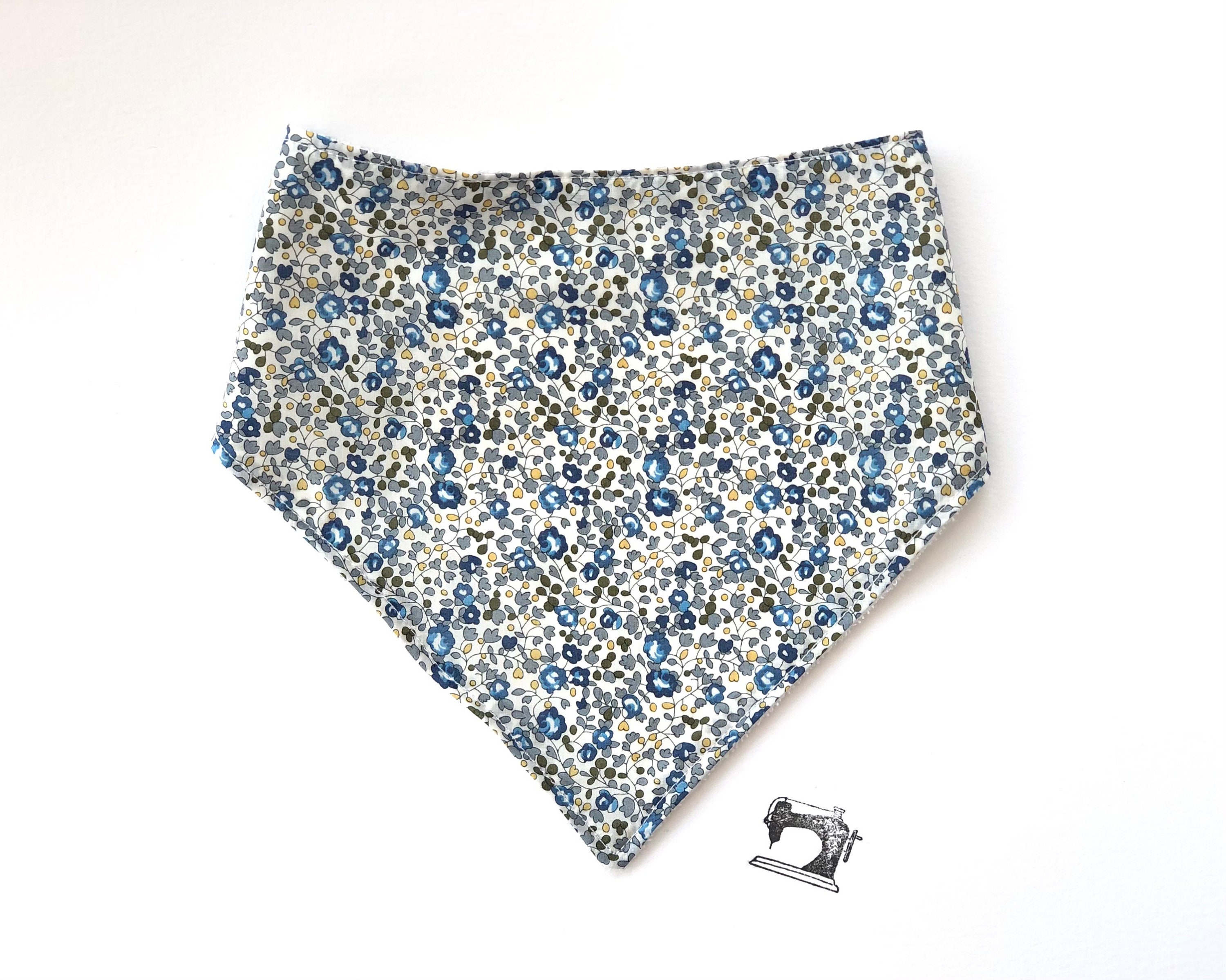 Liberty Baby Boy Bib Set Two Baby Bandanas Boys Dribble - Etsy