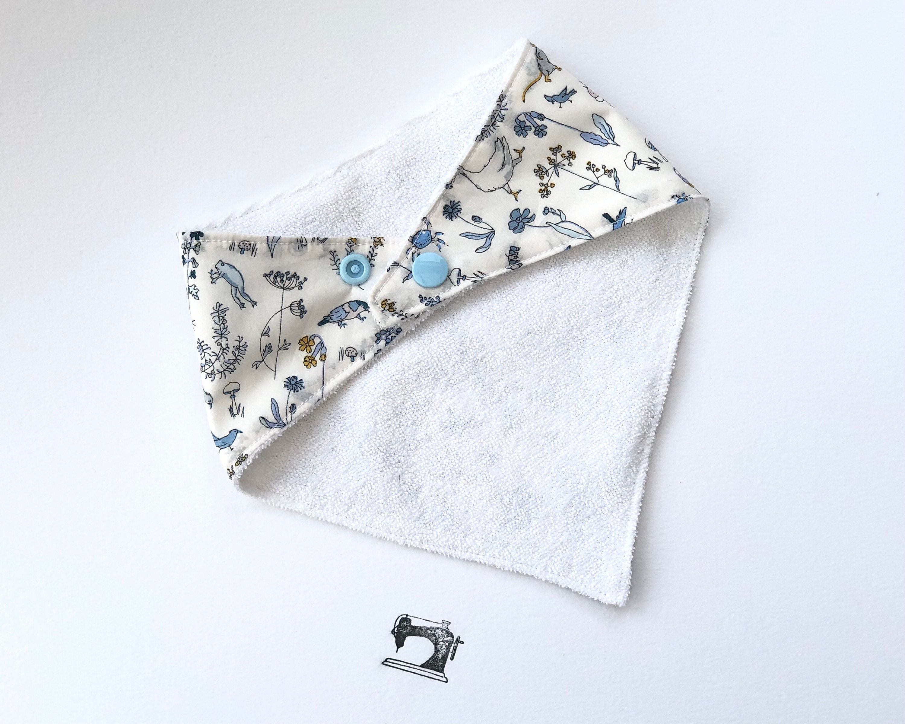 Liberty Baby Boy Bib Set Two Baby Bandanas Boys Dribble - Etsy