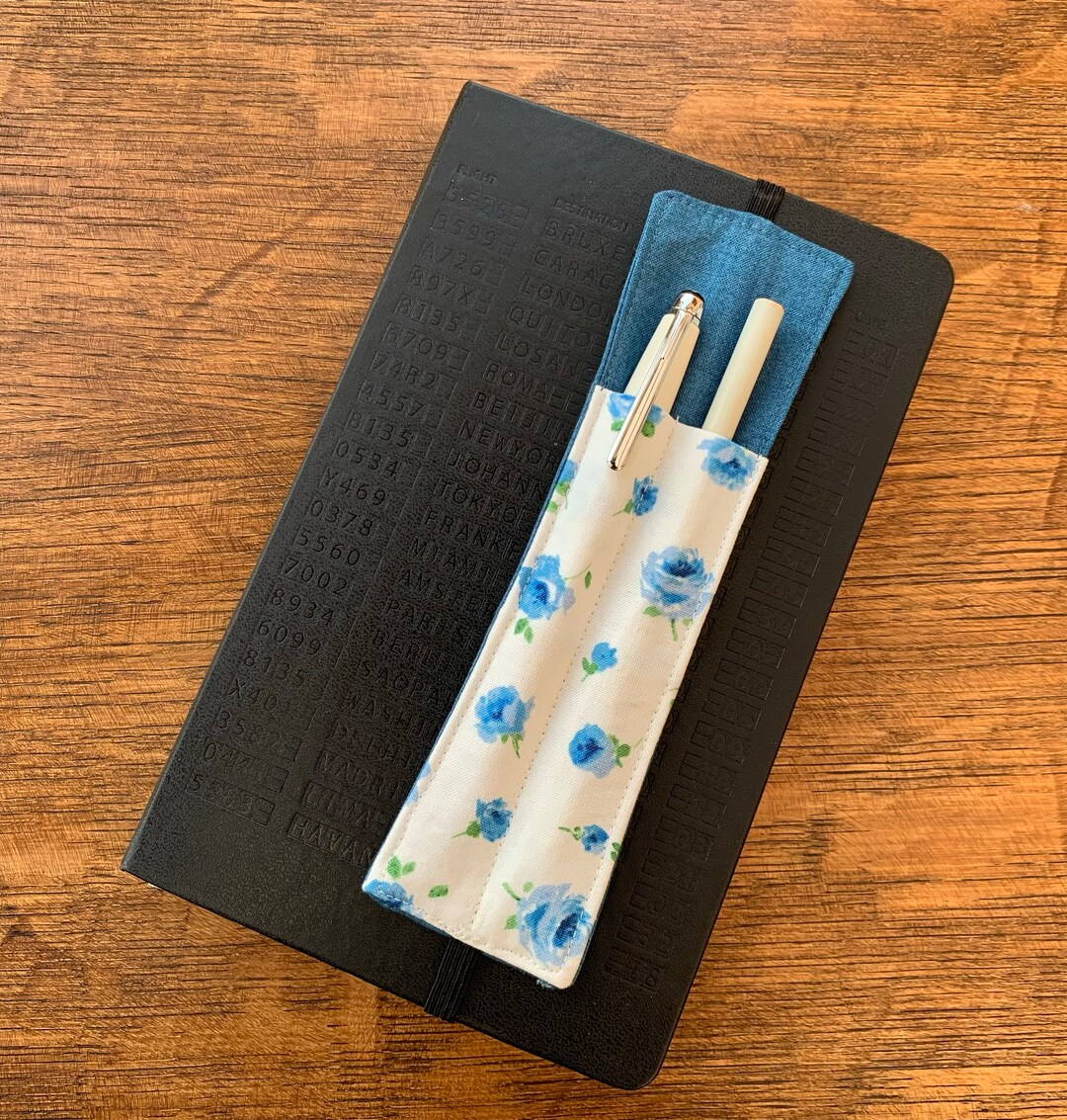 Liberty London Fabric Pen Holder: Floral Notebook Pouch - Etsy