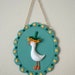 Duck With Flower Hat Wall Hanging - Etsy