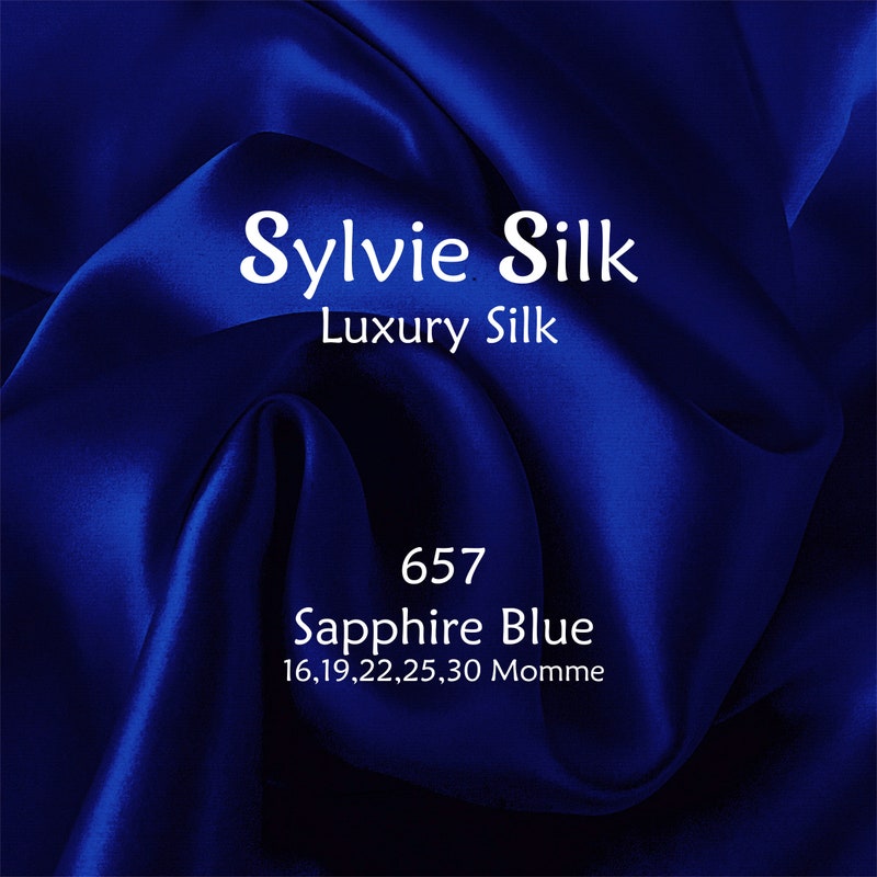 Sapphire Blue Fabric - Etsy