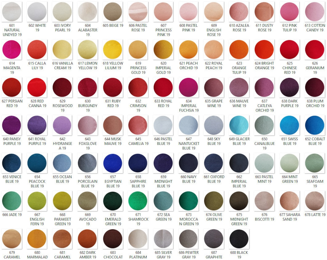 SWATCHES Pure Silk Fabrics Colors Pure Silk Fabrics Sample - Etsy