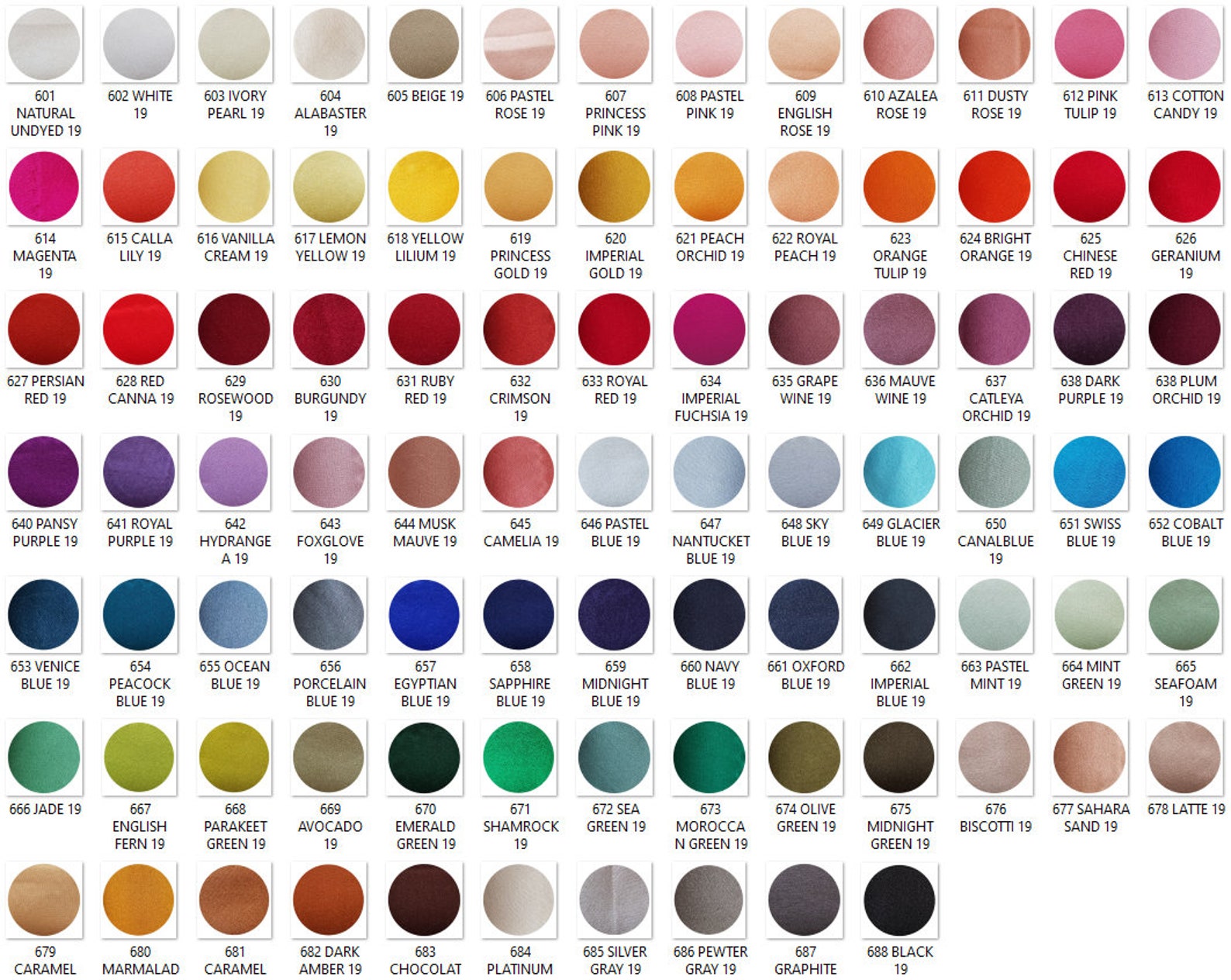 SWATCHES Pure Silk Fabrics Colors | Pure Silk Fabrics Sample | Order ...