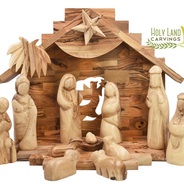 Large Nativity Set - Etsy